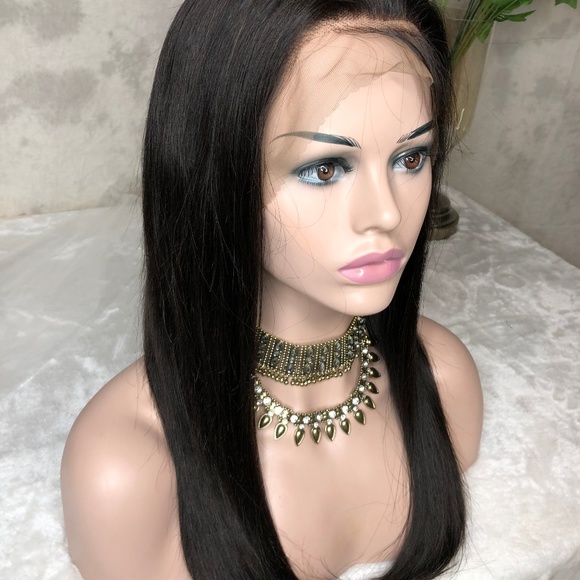 JJ Hair NYC | Accessories | 6 Inch Human Hair Full Lace Wig | Poshmark